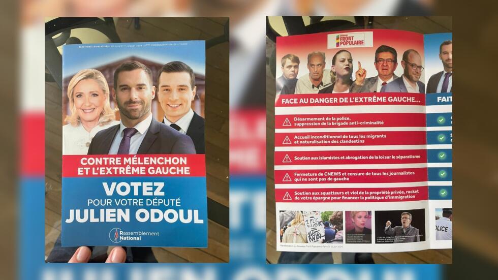 Tract du RN contre le Nouveau Front populaire : un document trompeur, et illégal